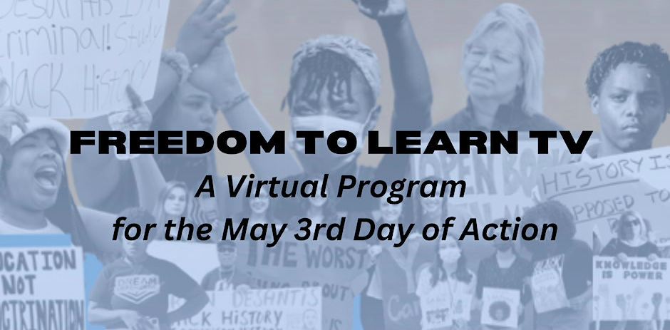 FREEDOM TO LEARN TV for the May 3rd Day of Action :: Xem truyền hình ...